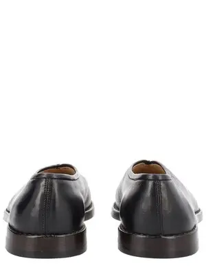 LEMAIRE Flat Piped Slippers - Black