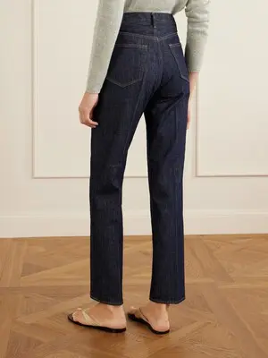 Auralee High-rise Straight-leg Jeans