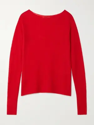 Auralee Cashmere Sweater - Red