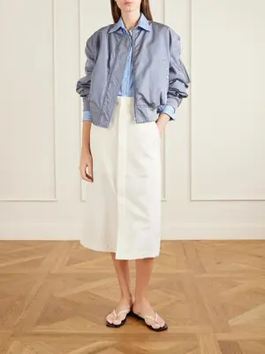 Auralee Silk-twill Bomber Jacket