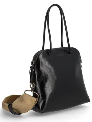 UMA WANG Tote Bag With Logo - Black