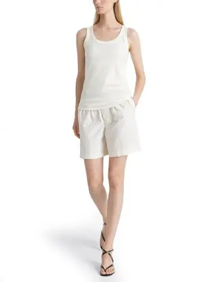 LEMAIRE Cotton Tank Top - Ivory