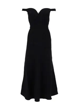 SELF-PORTRAIT Boucle Midi Dress