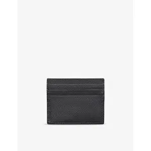 Prada Logo-plaque Saffiano Leather Card Holder