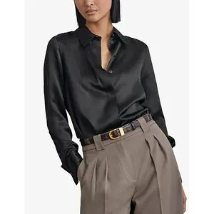 REISS Ameira Silk Shirt