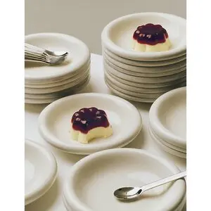 HAY Barro Round Terracotta Bowls Set Of Two - Off-white