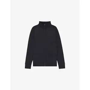 BOSS Quilted Jacquard Regular-fit Woven Sweatshirt