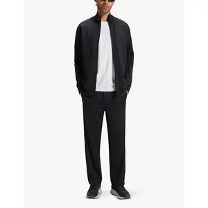 BOSS Quilted Jacquard Regular-fit Woven Sweatshirt