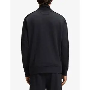 BOSS Quilted Jacquard Regular-fit Woven Sweatshirt