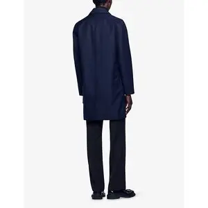 Sandro Collared Waterproof Shell Coat