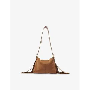 Maje Miss M Mini Suede Shoulder Bag