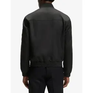 BOSS Regular-fit Zip-up Woven Bomber Jacket