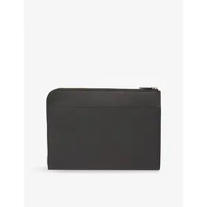 Smythson Panama Small Leather Laptop Case 24.5cm X 34cm