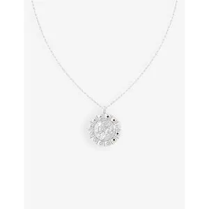 ASTRID & MIYU Gemini Zodiac Necklace - Silver