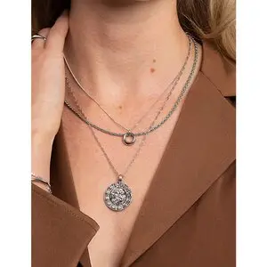 ASTRID & MIYU Gemini Zodiac Necklace