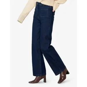 OMNES Orielle Flared High-rise Jeans