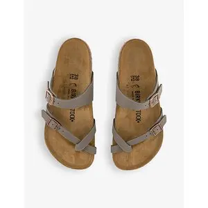 BIRKENSTOCK Mayari Faux-leather Sandals - Stone