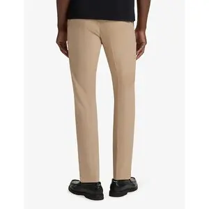 BOSS Slim-fit Straight-leg Stretch-woven Trousers