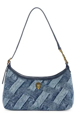 Kurt Geiger Denim Shoulder Bag - Navy