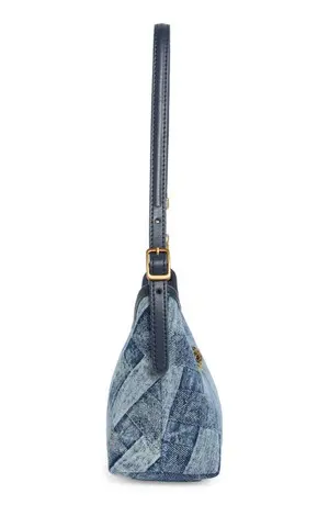 Kurt Geiger Denim Shoulder Bag - Navy