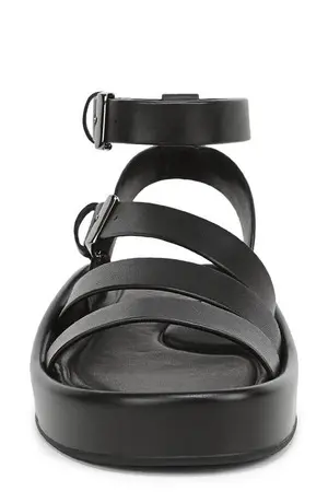 Naturalizer Platform Ankle Strap Sandals - Black