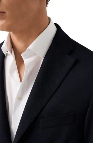 Eton Lana Tailored Fit Tech Soft Wool Blazer