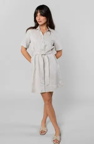 LEISURE LAB Montage Dress - Oatmeal