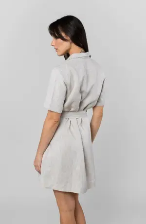 LEISURE LAB Montage Dress - Oatmeal