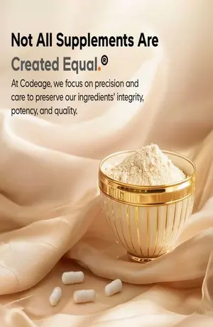 CODEAGE Creatine Collagen Peptides, Biotin, Magnesium, Hyaluronic Acid, Vit C - White