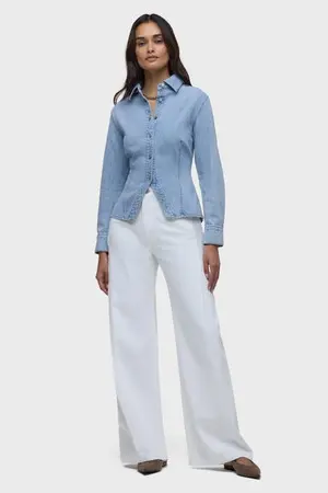 Hudson Jeans Button-up Long Sleeve Shirt