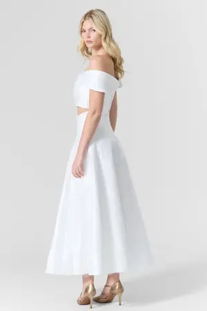 LE FAFO Off-shoulder Top & Skirt Set