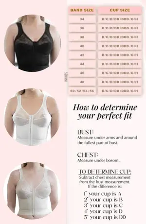 CORTLAND INTIMATES A DIVISION OF RAGO Front Closure Back Support Long Line Bra - Black