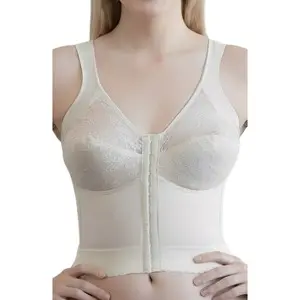 CORTLAND INTIMATES A DIVISION OF RAGO Front Closure Back Support Long Line Bra - Blush