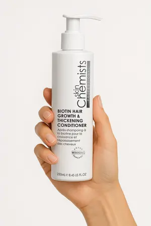 SKIN CHEMISTS Biotin Hair Growth & Thickening Conditioner 250ml 50ml For Anti-aging