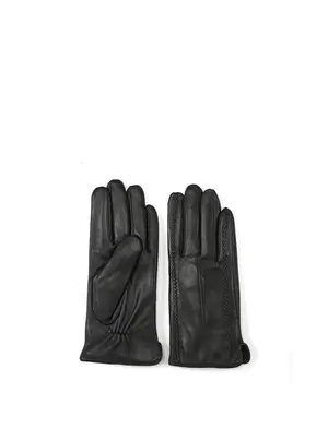 BOB ORÉ BLUE COLLECTION Elise Leather Gloves - Black