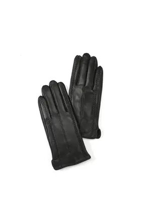 BOB ORÉ BLUE COLLECTION Elise Leather Gloves - Black