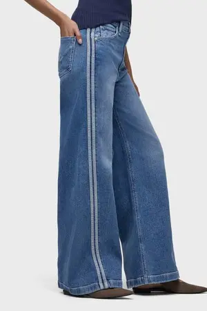 Hudson Jeans Jodie Loose Wide Leg Track Pant - National