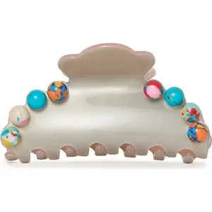 Lele Sadoughi Medium Stone Claw Clip