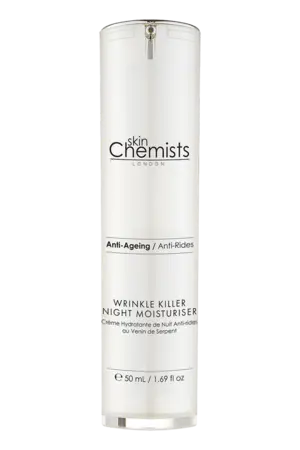 SKIN CHEMISTS Wrinkle Killer Anti-ageing Night Moisturiser 50ml For Loss Of Firmness - White