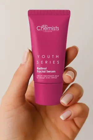 SKIN CHEMISTS Retinol Bakuchiol Facial Serum 30ml For Fine Lines & Wrinkles