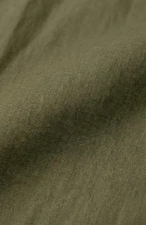 MODENAIRE Smocked Panel Tie Front Blouse
