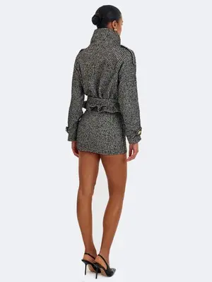 MISS CIRCLE NEW YORK Tweed Mini Skirt