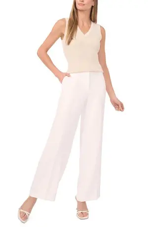 Halogen Rib Knit Sleeveless Sweater