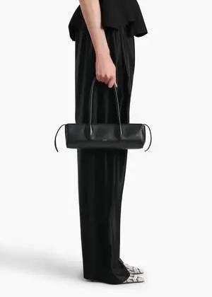 Khaite Donna Leather Shoulder Bag - Black