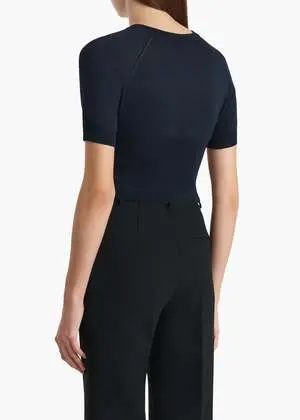 Khaite Whim Silk Top