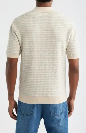 WAX LONDON Naple Mini Geo Polo Sweater