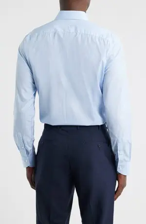 Canali Regular Fit Dress Shirt - Light Blue