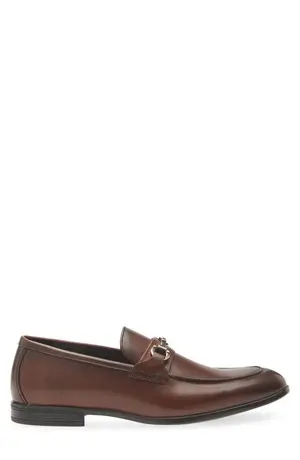 Nordstrom Leather Bit Loafer - Brown Sepia