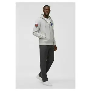 Champion Detroit Tigers Reverse Weave Chenille Full-zip Hoodie - Gray