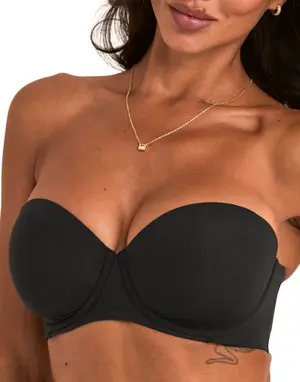 ADORE ME Lou Contour Balconette Bra - Black